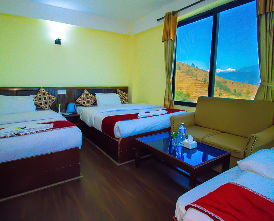 Ganesh Himal Room - Heaven Hill Resort Bhotechaur, Jarsing Pauwa